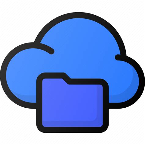 Cloud Folder Network Storage Data Icon Download On Iconfinder