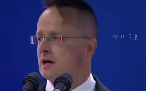 惺惺相惜匈外长你们有一位伟大的总统武契奇 参考消息 参考消息 哔哩哔哩视频