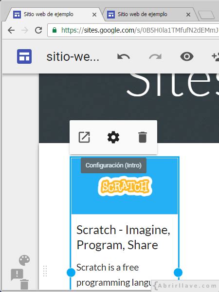 Insertar Tutorial De Google Sites Abrirllave