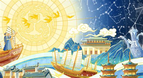 丝绸之路系列插画简爱手绘 站酷zcool