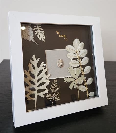 Cremation Ashes And Memorial Frame Black Amulet Of Ashes