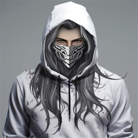 Premium AI Image The Enigmatic Anime Hacker Unleashing His Modern Ninja Skills In A Stygian World