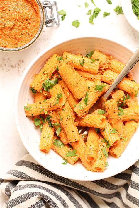 Sun Dried Tomato Red Pesto Pasta Pesto Rosso Knife And Soul