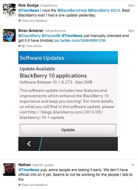 T Mobile Now Rolling Out Blackberry Q10 Software Update With Wi Fi