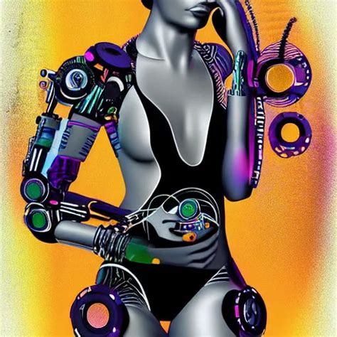 A Techno Spirit Futurist Cyborg Deva Future Stable Diffusion OpenArt