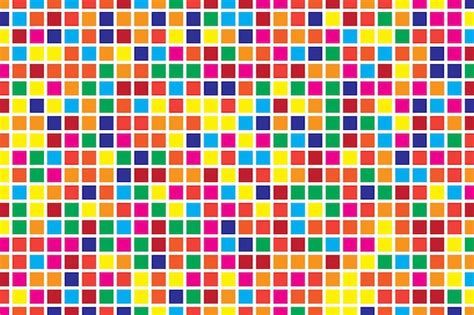 Premium Vector Colorful Square Mosaic Grid Pattern Vector Art