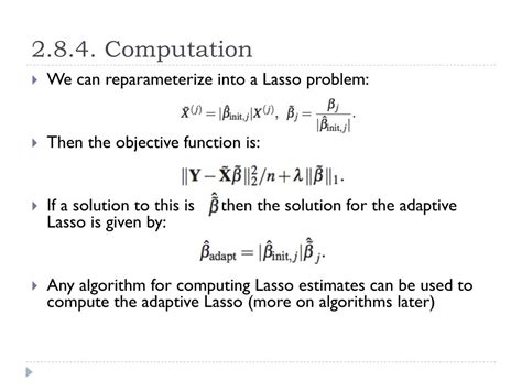 Ppt Chapter 2 Lasso For Linear Models Powerpoint Presentation Free