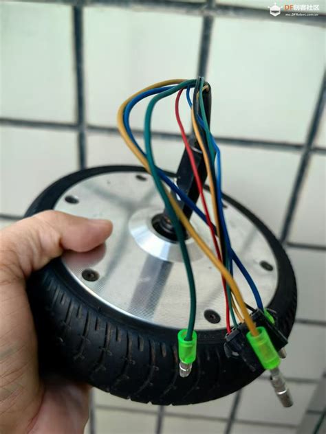 【花雕学编程】arduino动手做（229） 350w机器人轮毂电机 Df创客社区