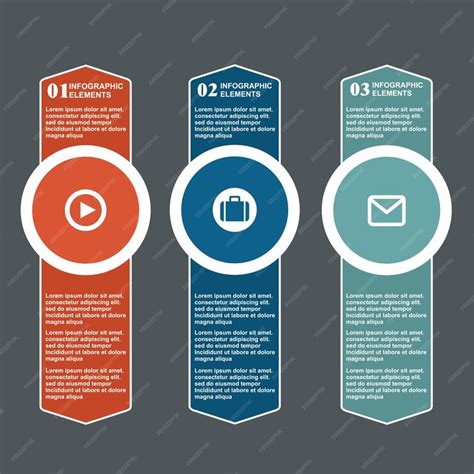 Premium Vector Conceptual Vector Design Template Infographics Element