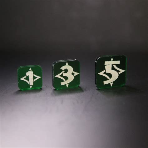numbered tokens beam forge