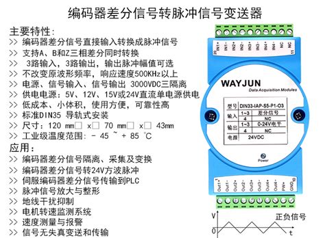 0 5v Encoder Differential Signal To 0 24v Pulse Signal Transmitter At Best Price In Shenzhen