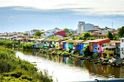 Bandar Anzali Iran 2022 Beautiful Colorful Iranian Houses Along