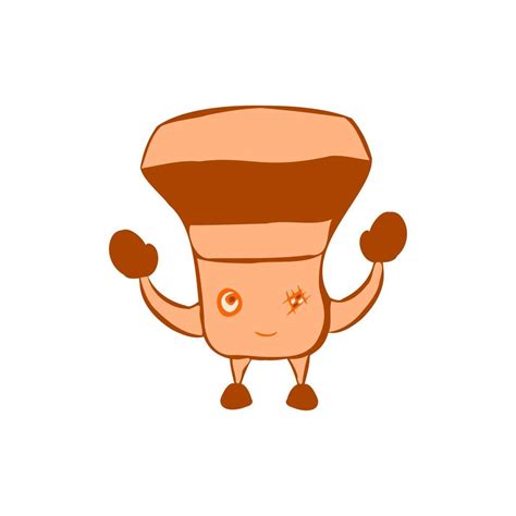 Cute Buddy Cartoon Vector On The White Background 19566861 Vector Art