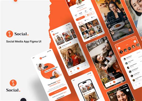 Social Media App Ui Design 2 Images Behance