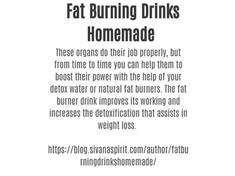 Ppt Fat Burning Drinks Powerpoint Presentation Free Download Id