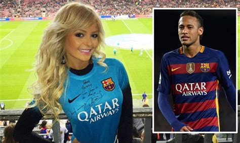 Ufc Ring Girl Jhenny Andrade Pictured Supporting Neymar During