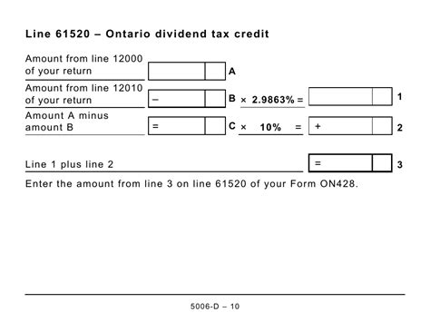 Form 5006 D Worksheet ON428 Download Printable PDF Or Fill Online