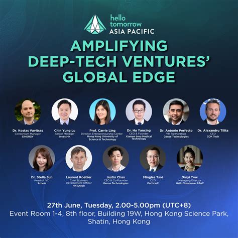Amplifying Deep Tech Ventures Global Edge Sinergy
