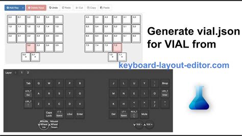 How To Generate Vial Json For Vial Firmware On Keyboard Layout Editor