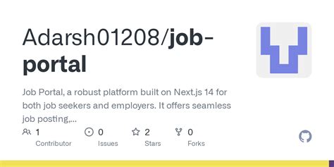 GitHub Adarsh01208 Job Portal Job Portal A Robust Platform Built On
