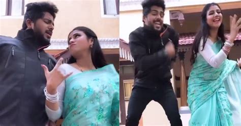 Alya Manasa Dances With Vj Prathu Raja Rani 2 Shooting Spot Olli Olli