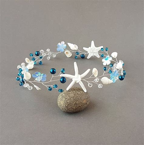 Beach Wedding Hair Piece Shell Starfish Hair Vine Seashell Headband