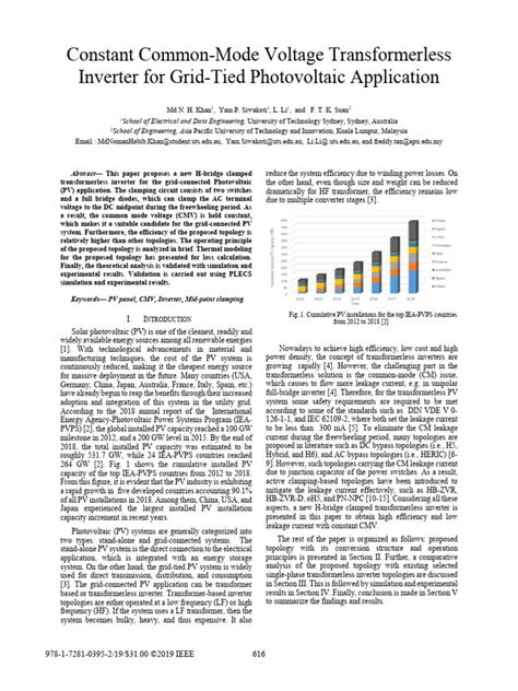 Ecce 2019 8912808 Pdf Power Inverter Photovoltaics