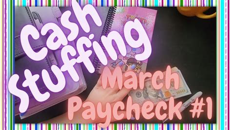 Stuffing March Paycheck 1 Youtube