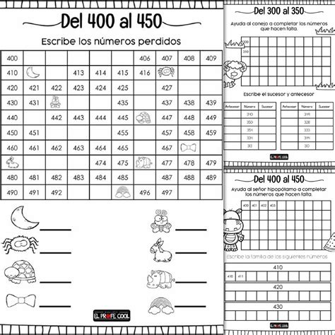 Material De Familia De Números Material Para Maestros Facebook