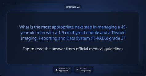 What Is The Most Appropriate Next Step In Managing A 49 Year Old Man