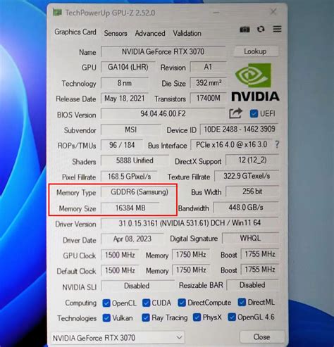 Modified Geforce Rtx 3070 With 16 Gb Memory Produces A Higher Minimum