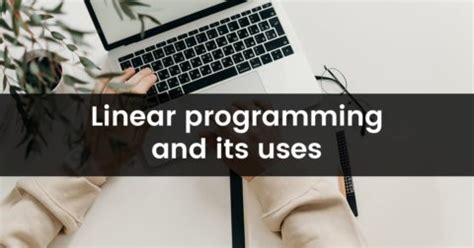 Linear Programming And Its Uses