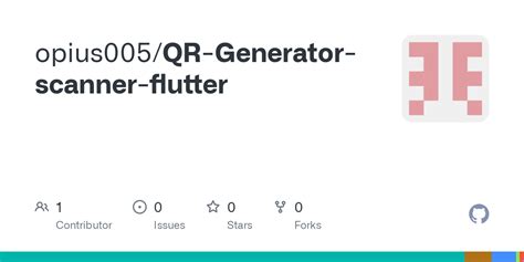 Github Opius005qr Generator Scanner Flutter