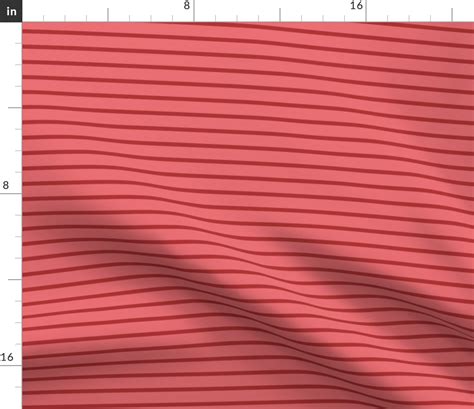Modern Stripe Blender Red On Raspberry Fabric Spoonflower