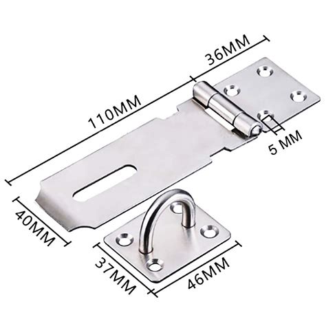 Stainless Steel Padlock Hasp Tiberham Heavy Duty Hasp And Staple With Screws Door Clasp Gate