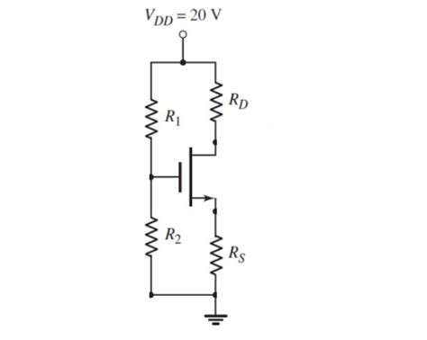 Solved Ans This Please Design A Common Source Amplifier As Shown Below To Course Hero