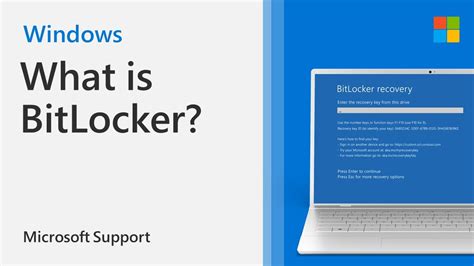 What Is Bitlocker And Bitlocker Recovery Youtube