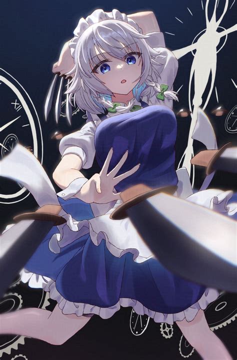 Izayoi Sakuya Touhou Drawn By Beckody Danbooru