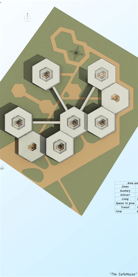 The Safehouse Entry Architecture Design Process Geometric Pattern Art Hostels Design