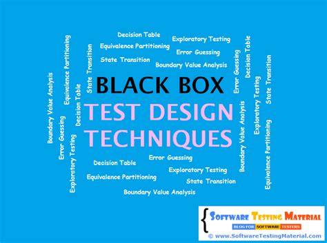 Black Box Test Design Techniques Software Testing Material