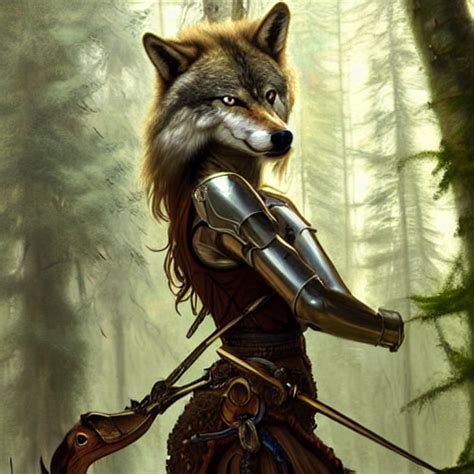 Humanoid Wolf