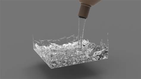 3d Water Simulation Bottle Model Turbosquid 1999056