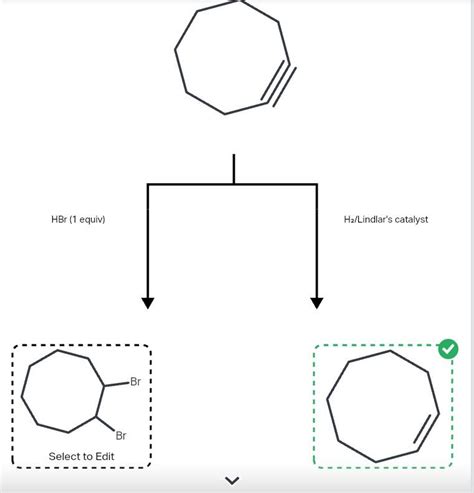 Solved Select to Edit Select to Edit HCl (excess) Select to | Chegg.com