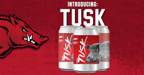 Arkansas Releases Tusk Beer With Goatlab Brewery Benefiting Nil