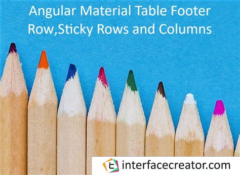 Material Angular Table With Sticky Header Sticky Column And Sticky Footer Material Angular Table