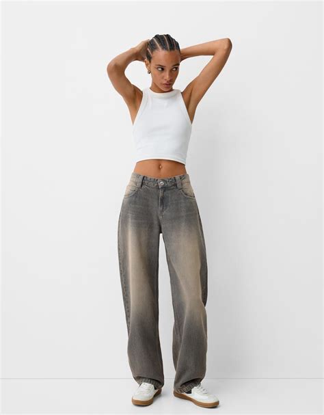 Jeans Baggy Balloon Bsk Teen Bershka