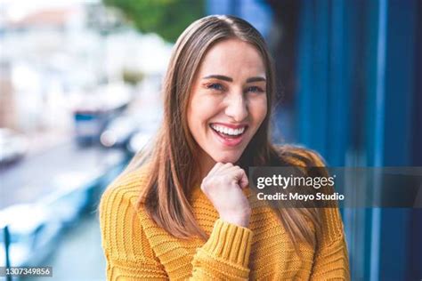 The Most Beautiful Curve On A Womans Body Is Her Smile High Res Stock