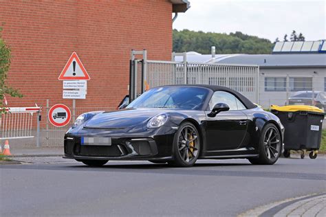 Spyshots Porsche Preparing 911 Gt3 Cabriolet As Speedster For The