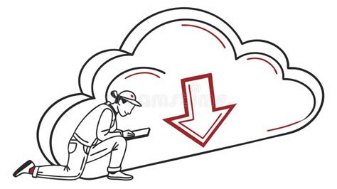 Cloud Upload Icon Cloud Computing And Data Transfer Symbol Vector