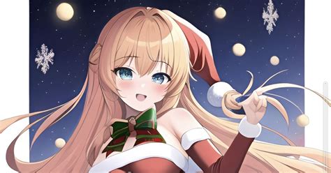 Picso サンタコスの女の子 イツキのイラスト Pixiv